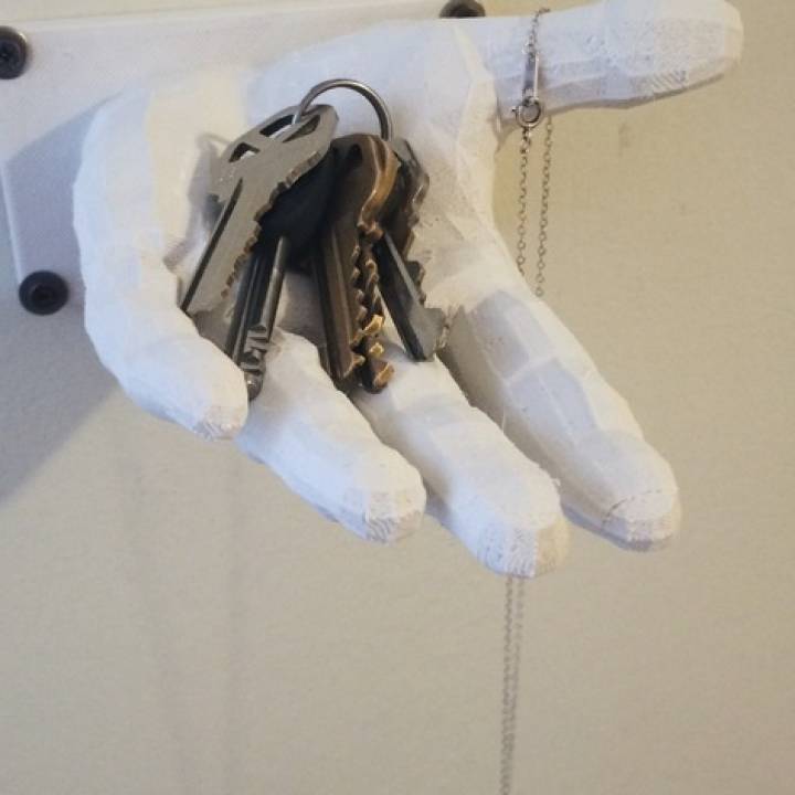 3D Printable Hand Shelf by Dano Wall