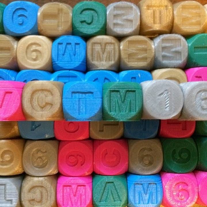 3D Printable VCTM 16 Dice by Josh Ajima