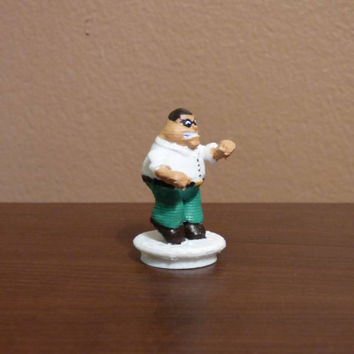 3D Printable Peter Griffin by mike thorpe