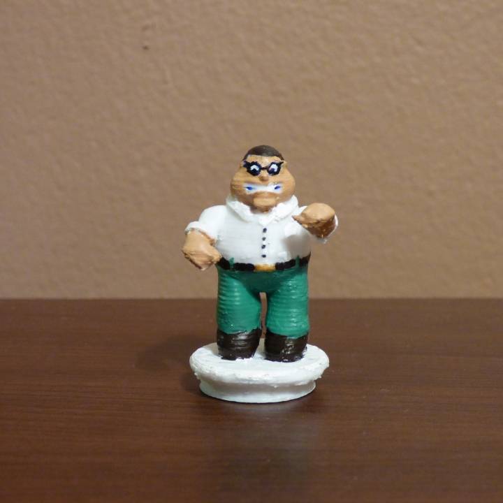 3D Printable Peter Griffin by mike thorpe
