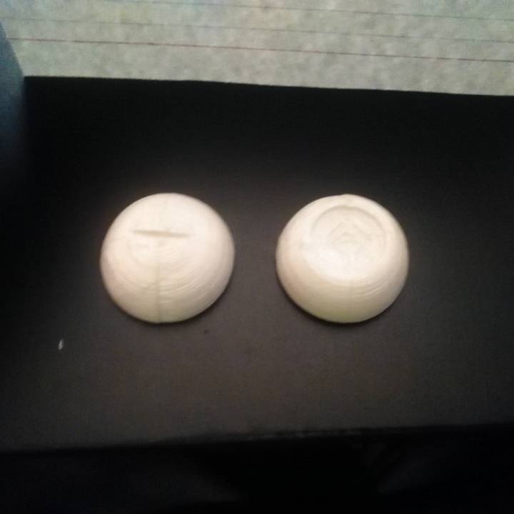 3D Printable ghost eye by Chase Alexander Mullins