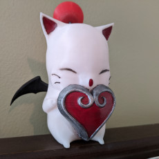 3D Printable Valentine's Moogle by Jukka Seppänen