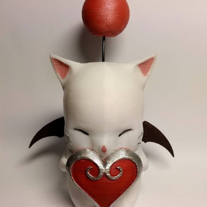 3D Printable Valentine's Moogle by Jukka Seppänen