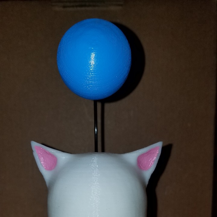 3D Print of Valentine's Moogle by GHathaway