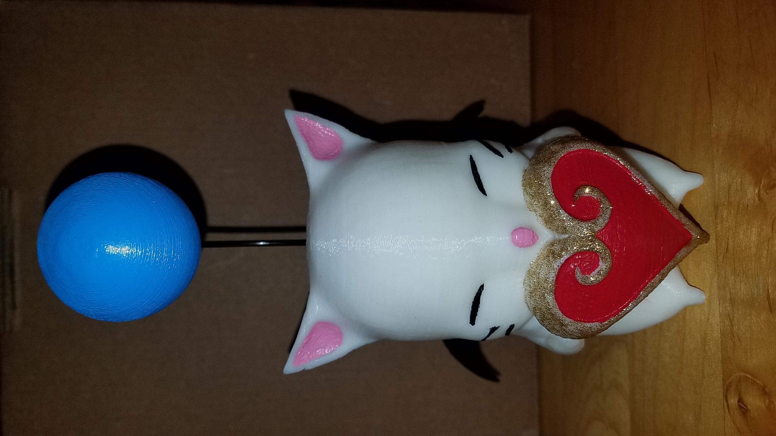 3D Printable Valentine's Moogle by Jukka Seppänen