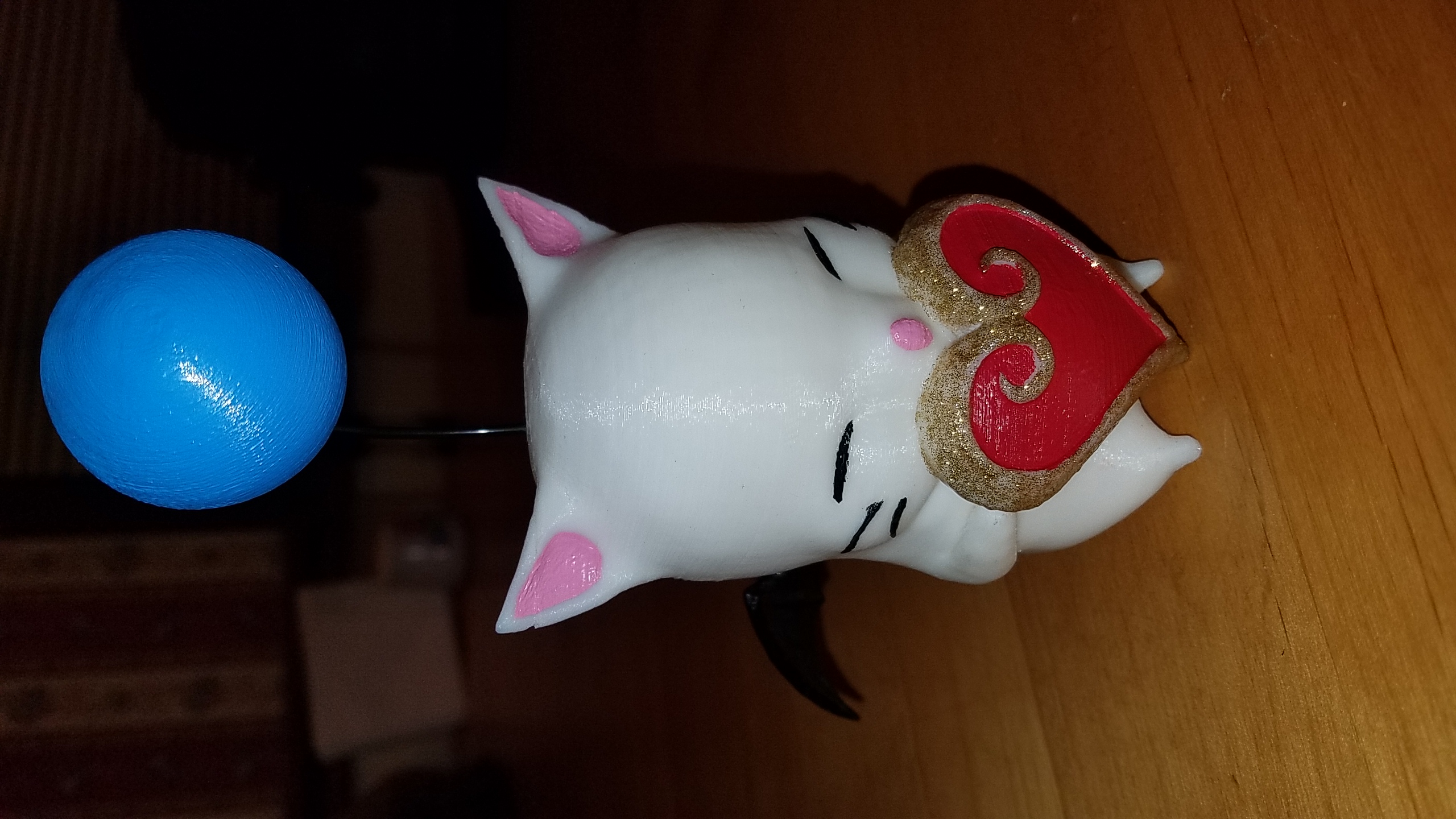 3D Printable Valentine's Moogle by Jukka Seppänen