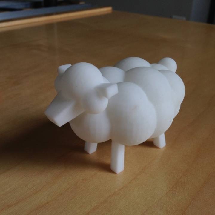 3D Printable Tiny sheep from LEO the Maker Prince (MINIATURE) by Carla ...