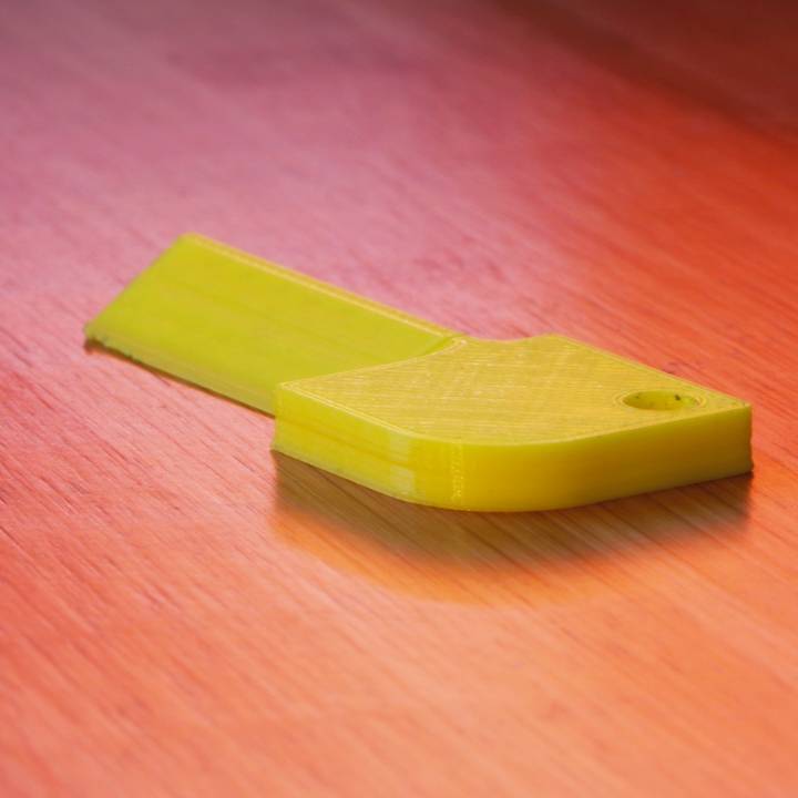 3D Printable Cutting Key by Clement C.