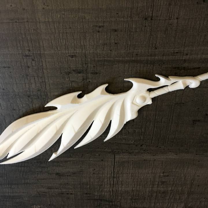 3D Printable Monster Hunter - Great Sword Aerial Pen version by Piccolo ...