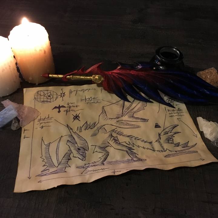 3D Printable Monster Hunter - Great Sword Aerial Pen version by Piccolo ...