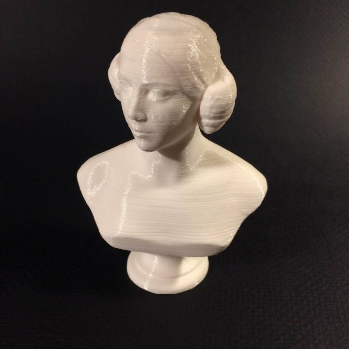 3D Printable Portrait of a Young Woman by Scan The World