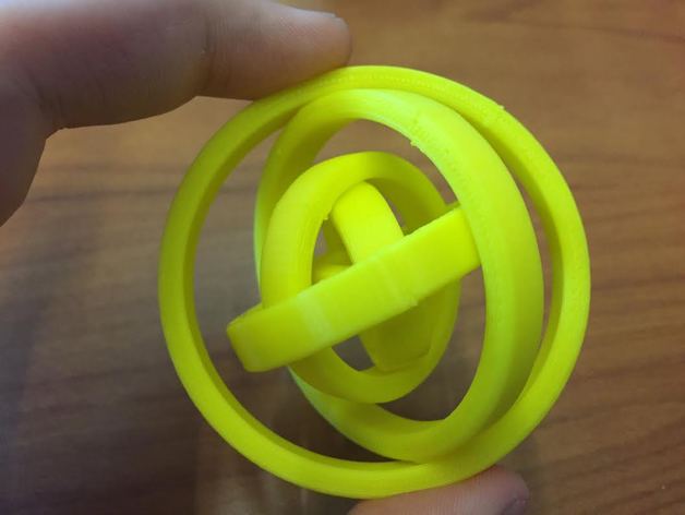 3D Printable Gyroscopic Rings by Tim Snow