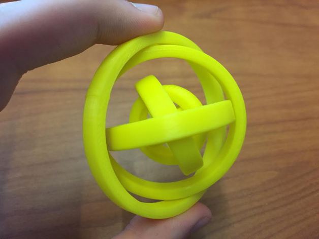 3D Printable Gyroscopic Rings by Tim Snow