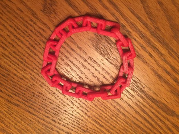 3D Printable Chain Link by Tim Snow
