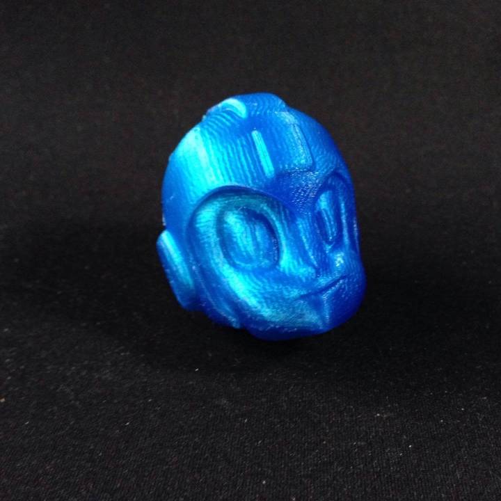 3D Printable Mega Man Key Ring by William D'Ambrosio