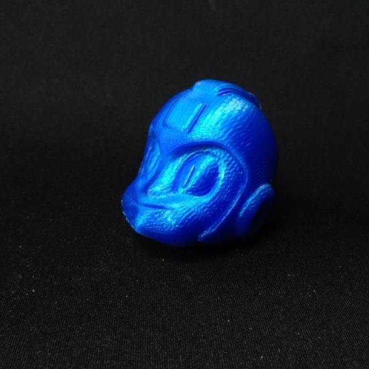 3D Printable Mega Man Key Ring by William D'Ambrosio