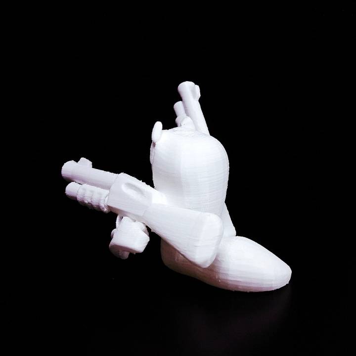 3D Printable Worms_guns by William D'Ambrosio