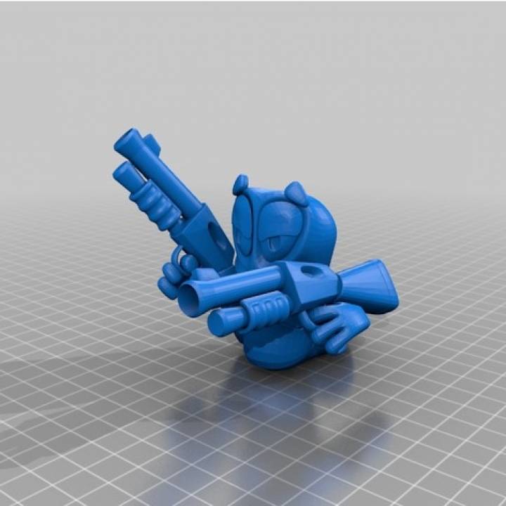 3D Printable Worms_guns by William D'Ambrosio