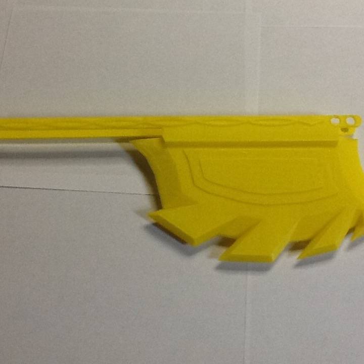 3D Printable Customizable Switch Axe by Sarron Simpson