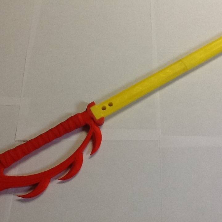 3D Printable Customizable Switch Axe by Sarron Simpson