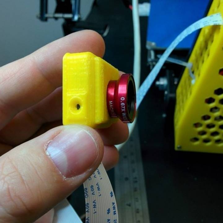 3D Printable Rpi Camera Bed Mount For Anet A8 by Stefano X.