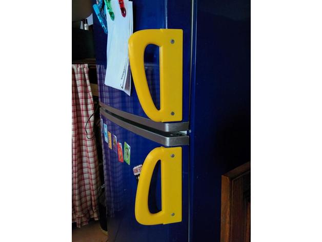 3D Printable Fridge Handle (Nardi Brand And Others) by Stefano X.