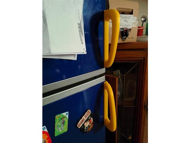 3D Printable Fridge Handle (Nardi Brand And Others) by Stefano X.