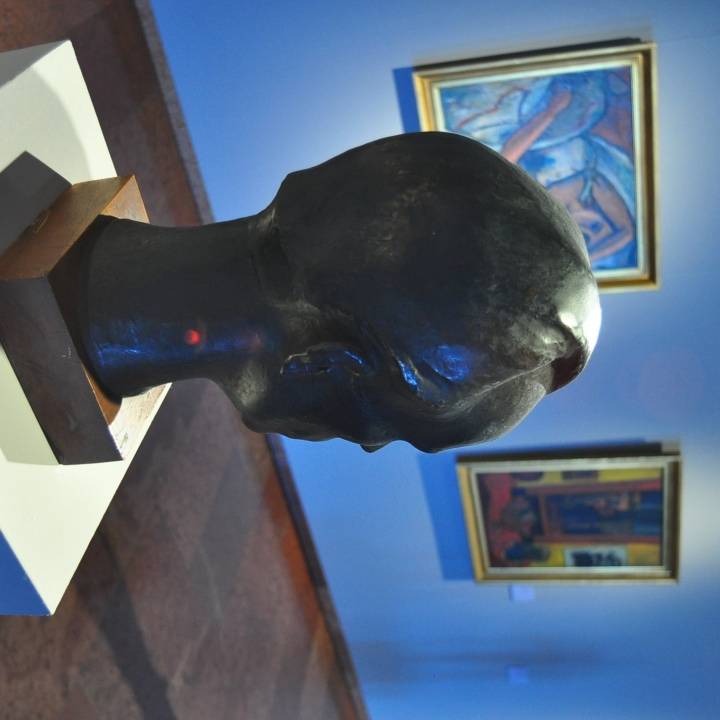 3D Printable Portrait of the Painter Aurel Bernath by Scan The World