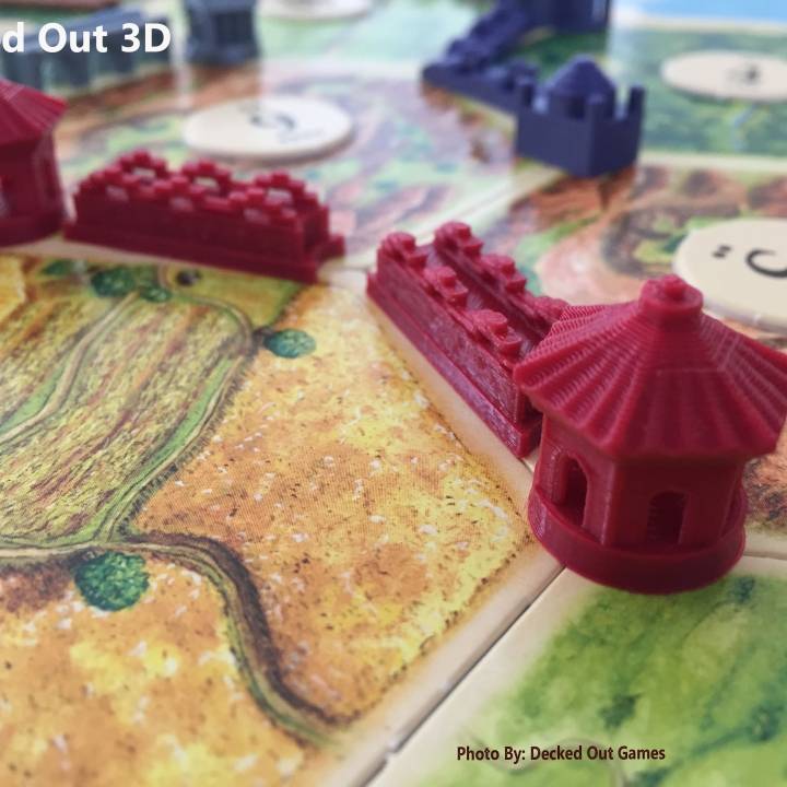 3D Printable China Theme Player Set / Settlers of Catan by Decked Out ...