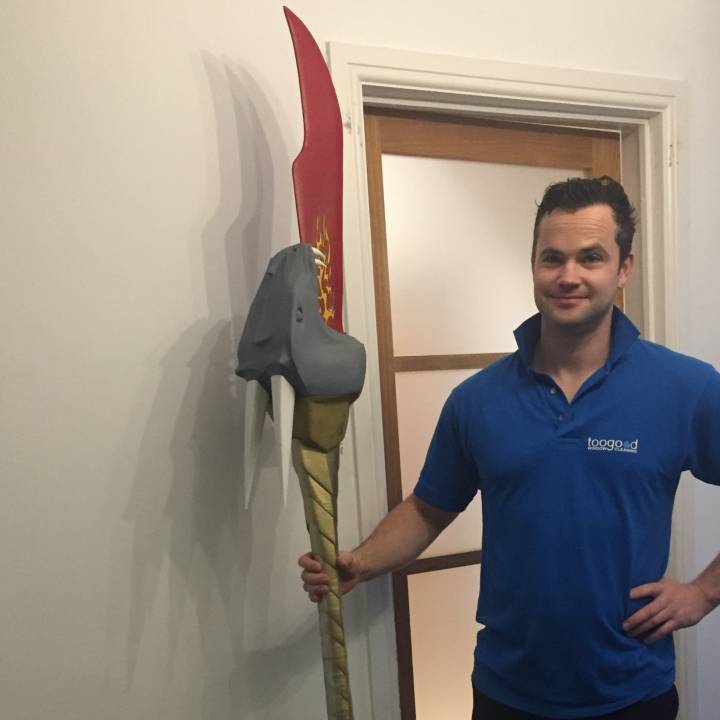 3D Printable Monster Hunter Insect Glaive by James Toogood