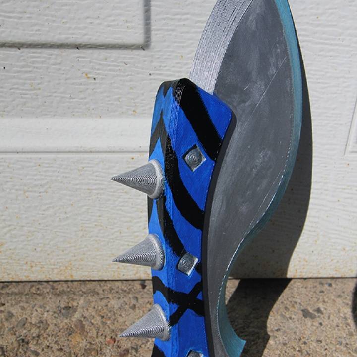 3D Printable Monster Hunter Sword & Shield by Brandon Mott