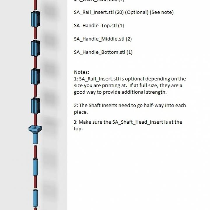 3D Printable Monster Hunter - Working Switch Axe by Appshard