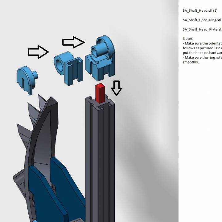 3D Printable Monster Hunter - Working Switch Axe by Appshard