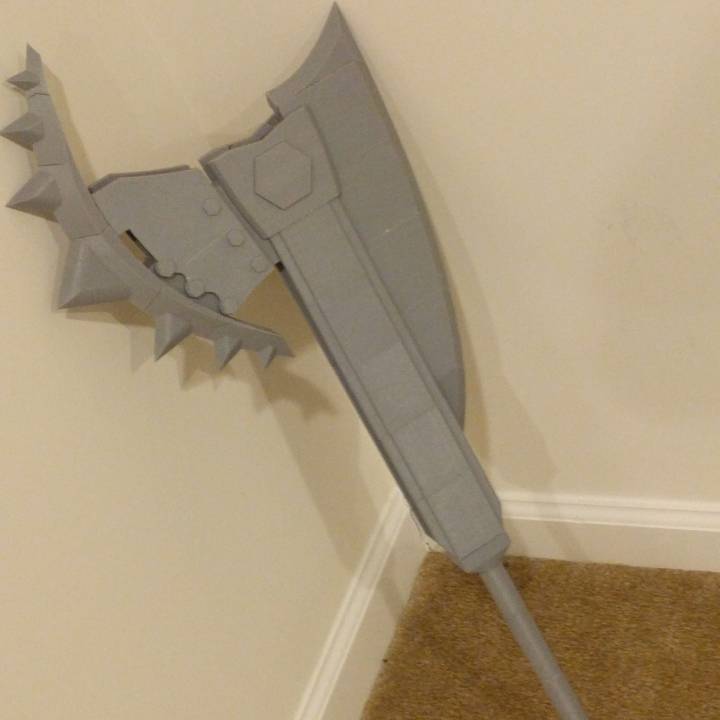 3D Printable Monster Hunter - Working Switch Axe by Appshard