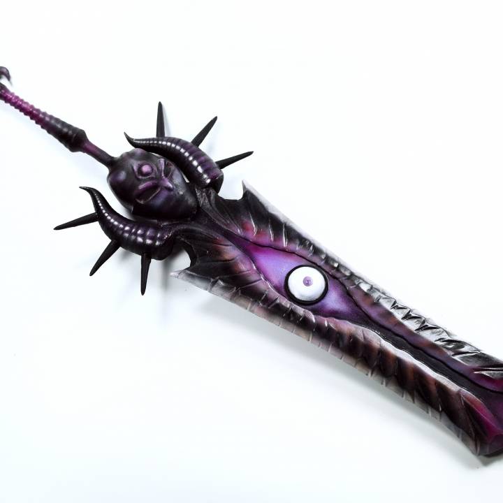 3D Printable Monster Hunter Gore magala Great sword by Drake