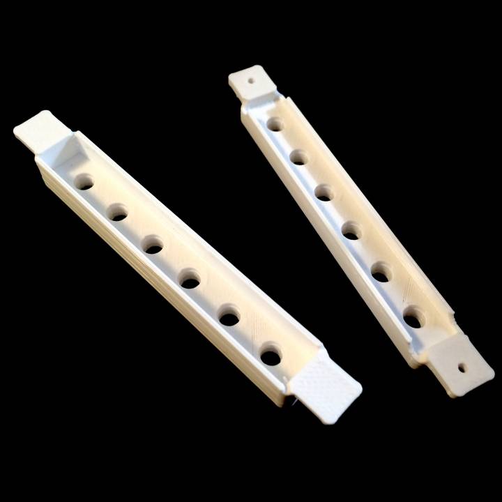 3D Printable LED Holder 10mm by Montague Flange