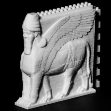 3D Printable Lamassu by Caz Egelie