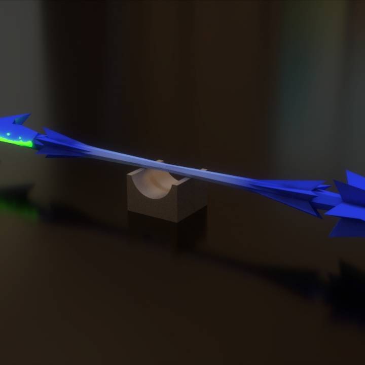 3D Printable Brachydios Insect Glaive by Nekupaska