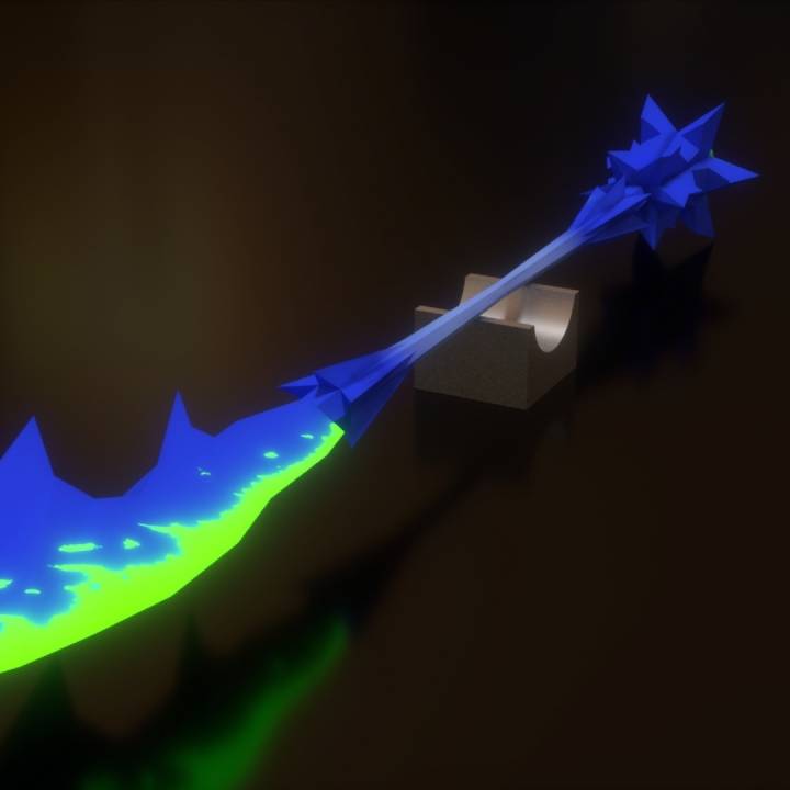 3D Printable Brachydios Insect Glaive by Nekupaska