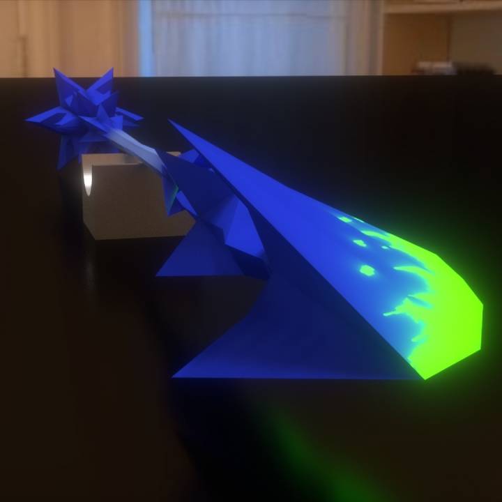 3D Printable Brachydios Insect Glaive by Nekupaska