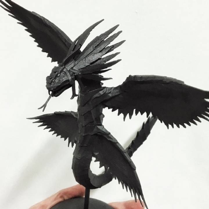 3D Printable SMITE Kukulkan Statue by Alexei Bruton