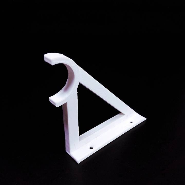 3D Printable Wall Filament Holder by René Zoller
