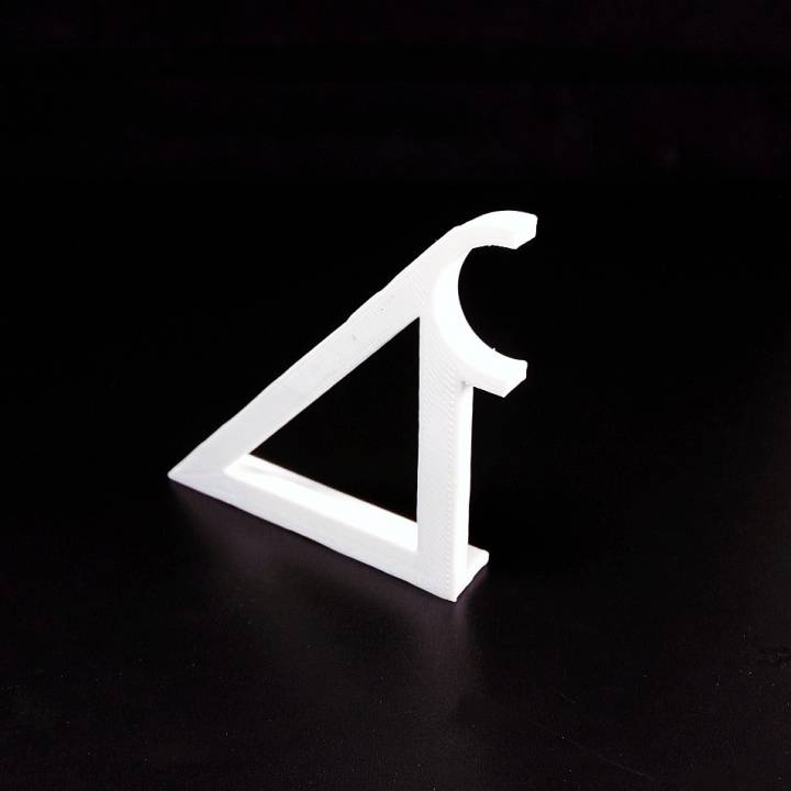 3D Printable Wall Filament Holder by René Zoller