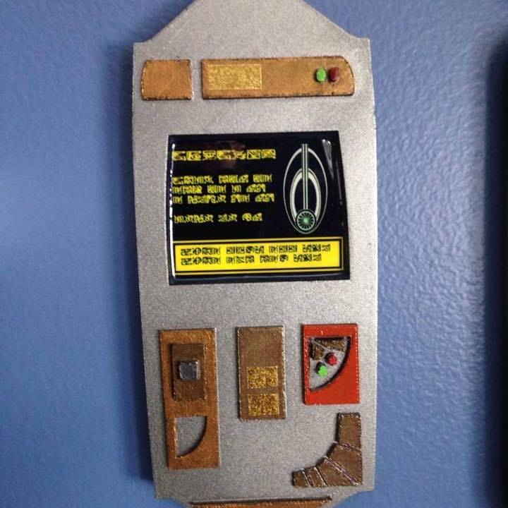 3D Printable Bajoran Padd from Star Trek Deep Space Nine by Jean-Luc ...