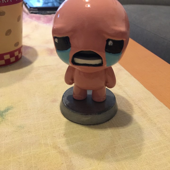 3D Print of isaac from "the binding of isaac" game by Leodym