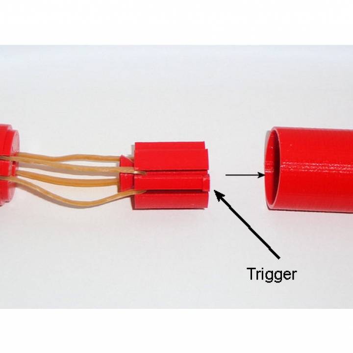 3D Printable Pencil Launcher by Willem van Dreumel
