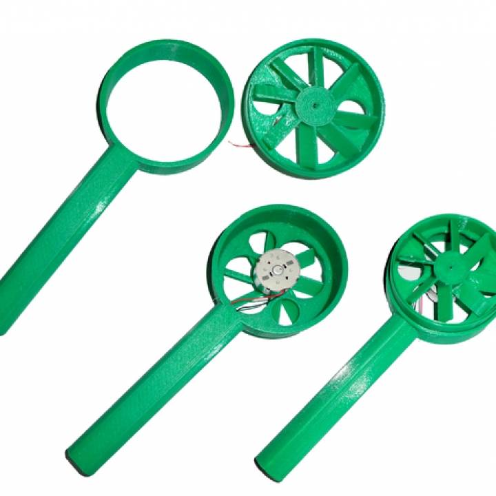 3D Printable Measure the wind, a 3D printed anemometer by Willem van ...