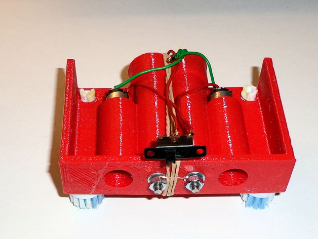 3D Printable Brushbot by Willem van Dreumel