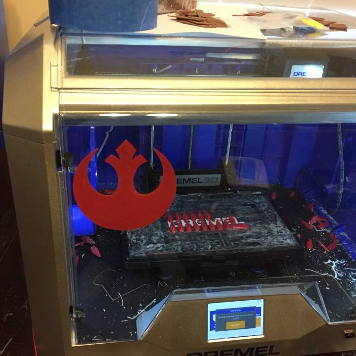 3D Printable Star Wars 3D Emblems by Adam S