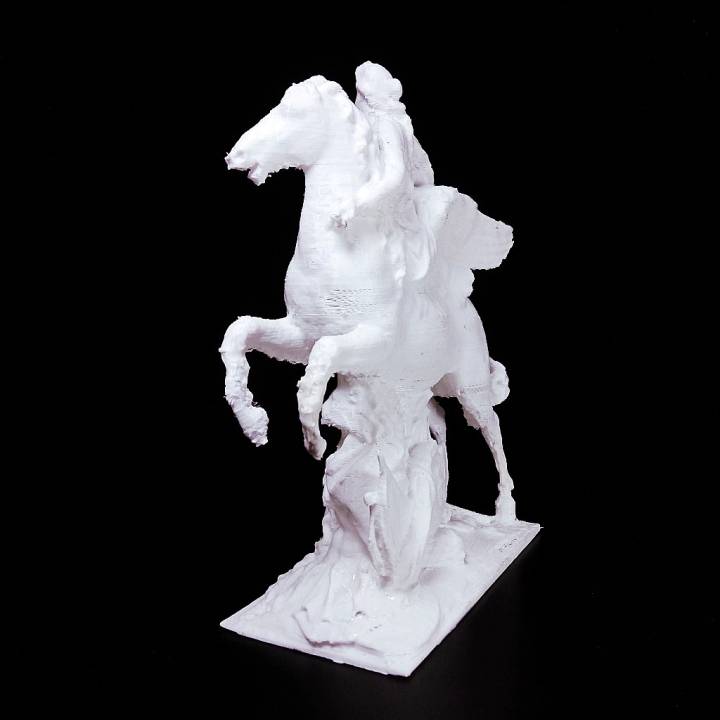 3D Printable Fame Mounted on Pegasus by Scan The World